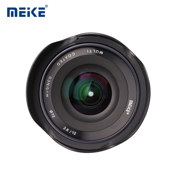 Meike 12mm f/2.8 Manual Focus Lens APS-C with Removeable Hood for Canon ...